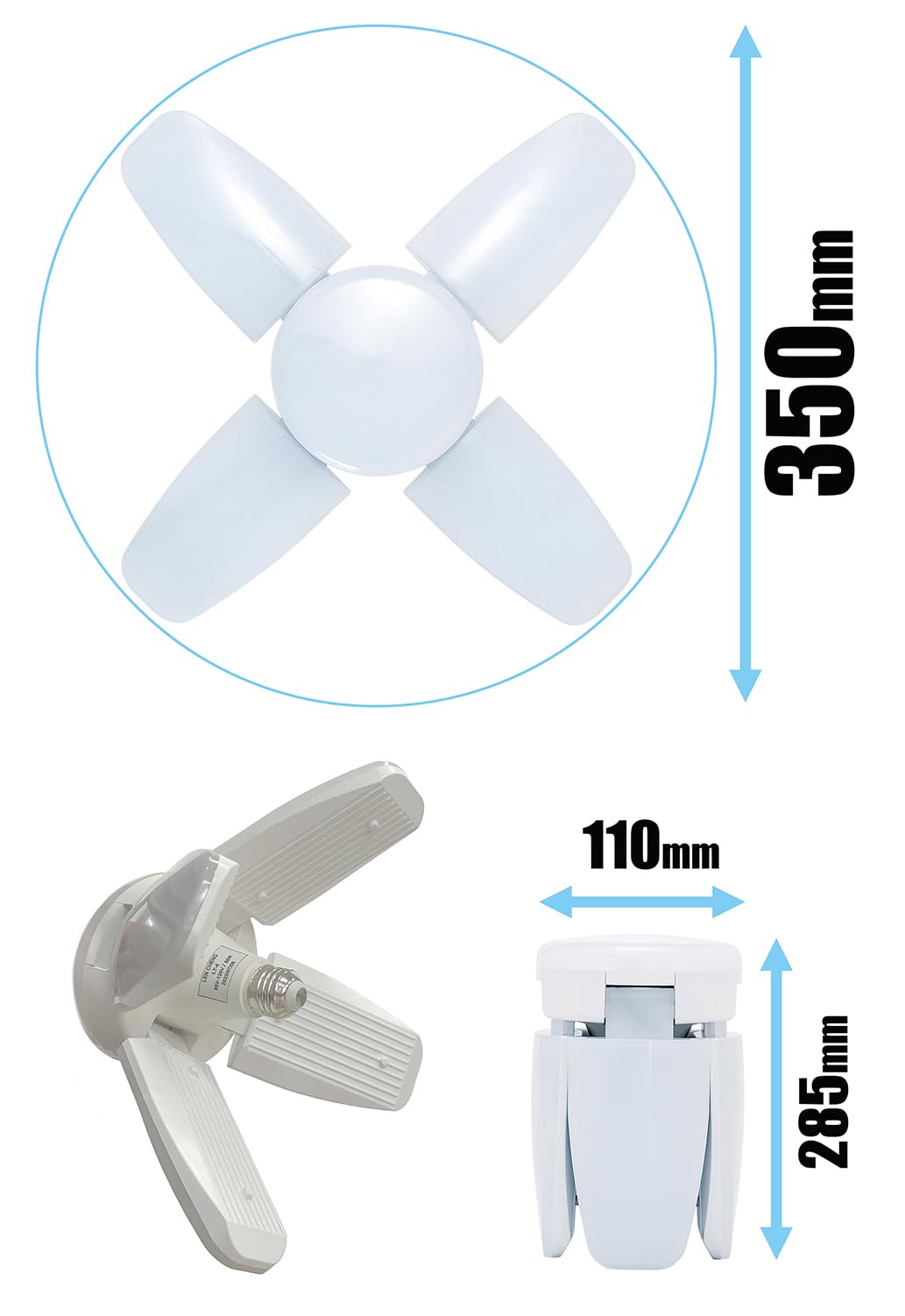 Amazon.co.jp: SK11 LEDリーフライト2替球 屋内用 50W 6000lm 昼光色